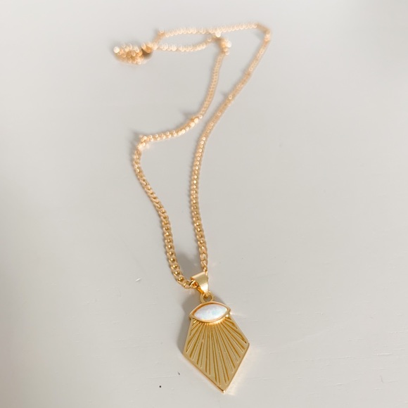 444 Style | Jewelry | Eye Of Ra Necklace 8k Gold Filled | Poshmark